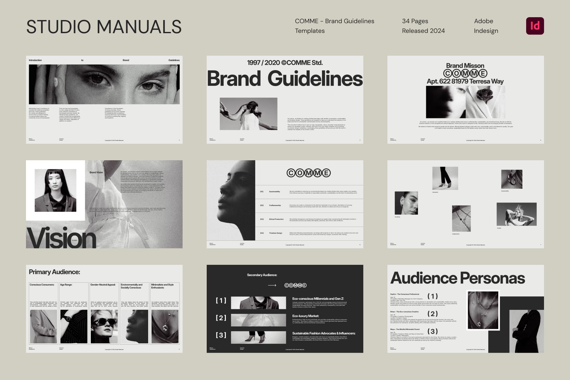 COMME Brand Guidelines - Studio Manuals