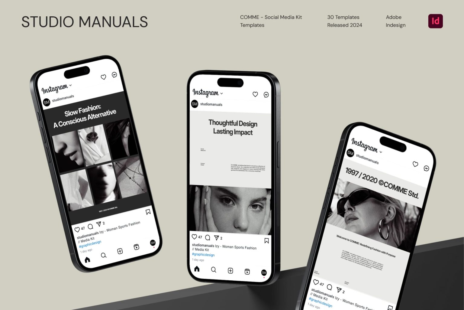 COMME - Social Media Kit - Studio Manuals