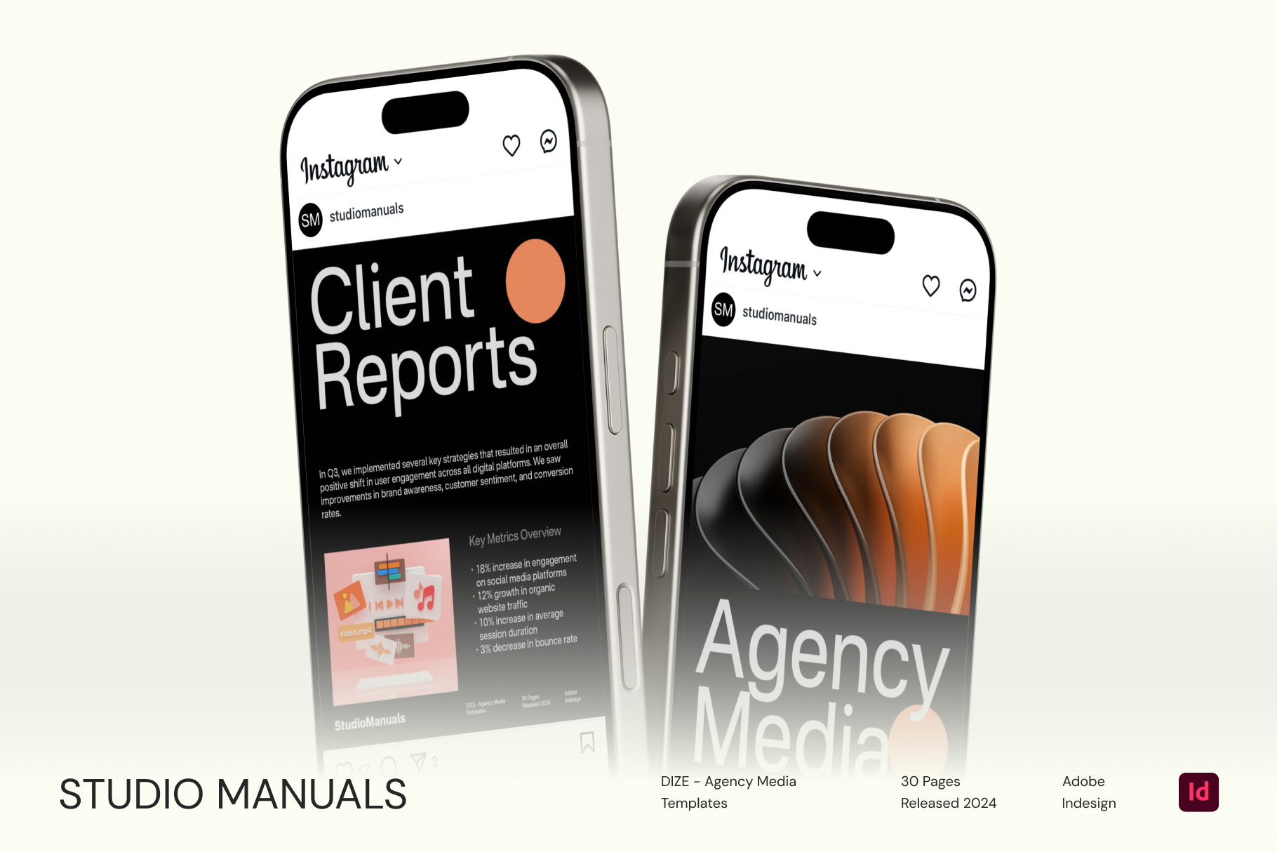DIZE - Agency Media Templates - Studio Manuals