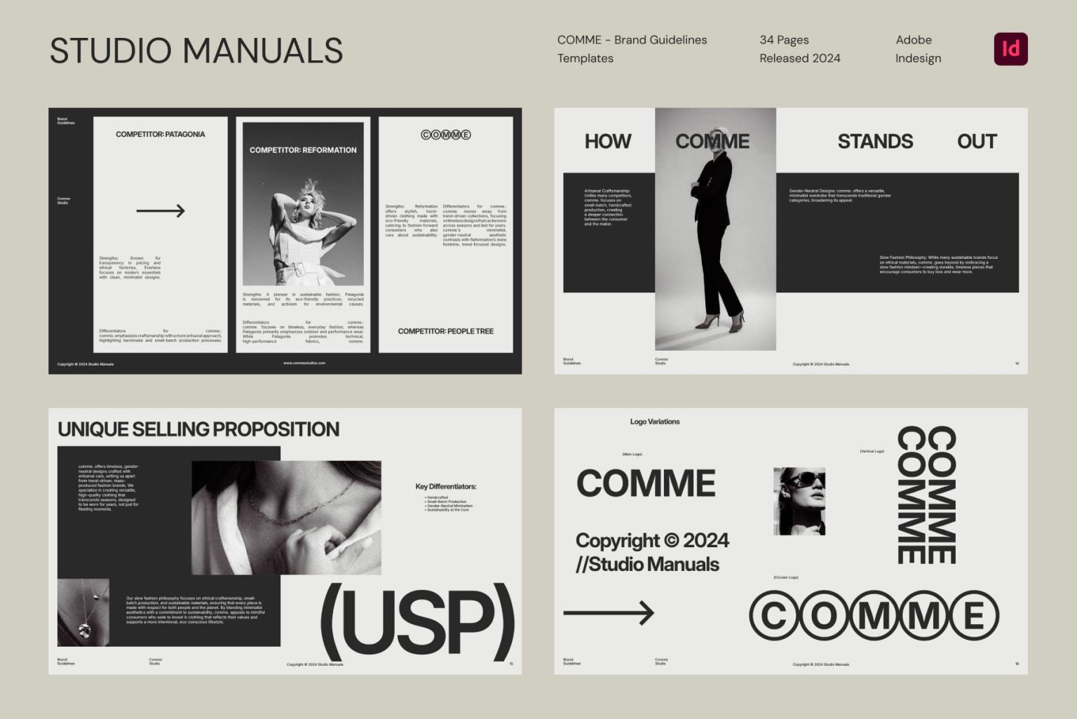 COMME Brand Guidelines - Studio Manuals
