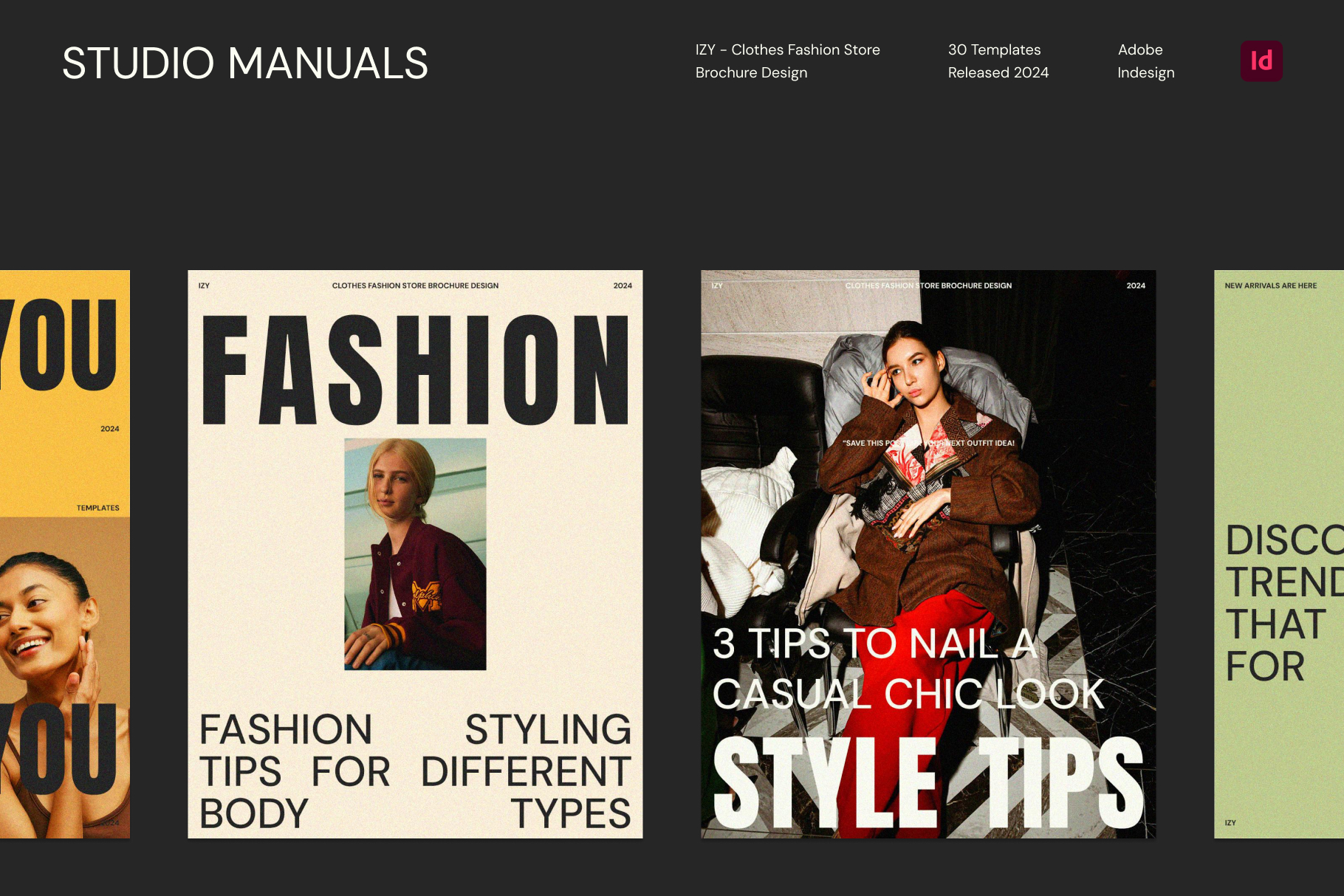 IZY - Clothes Fashion Store - Brochure Design - Studio Manuals