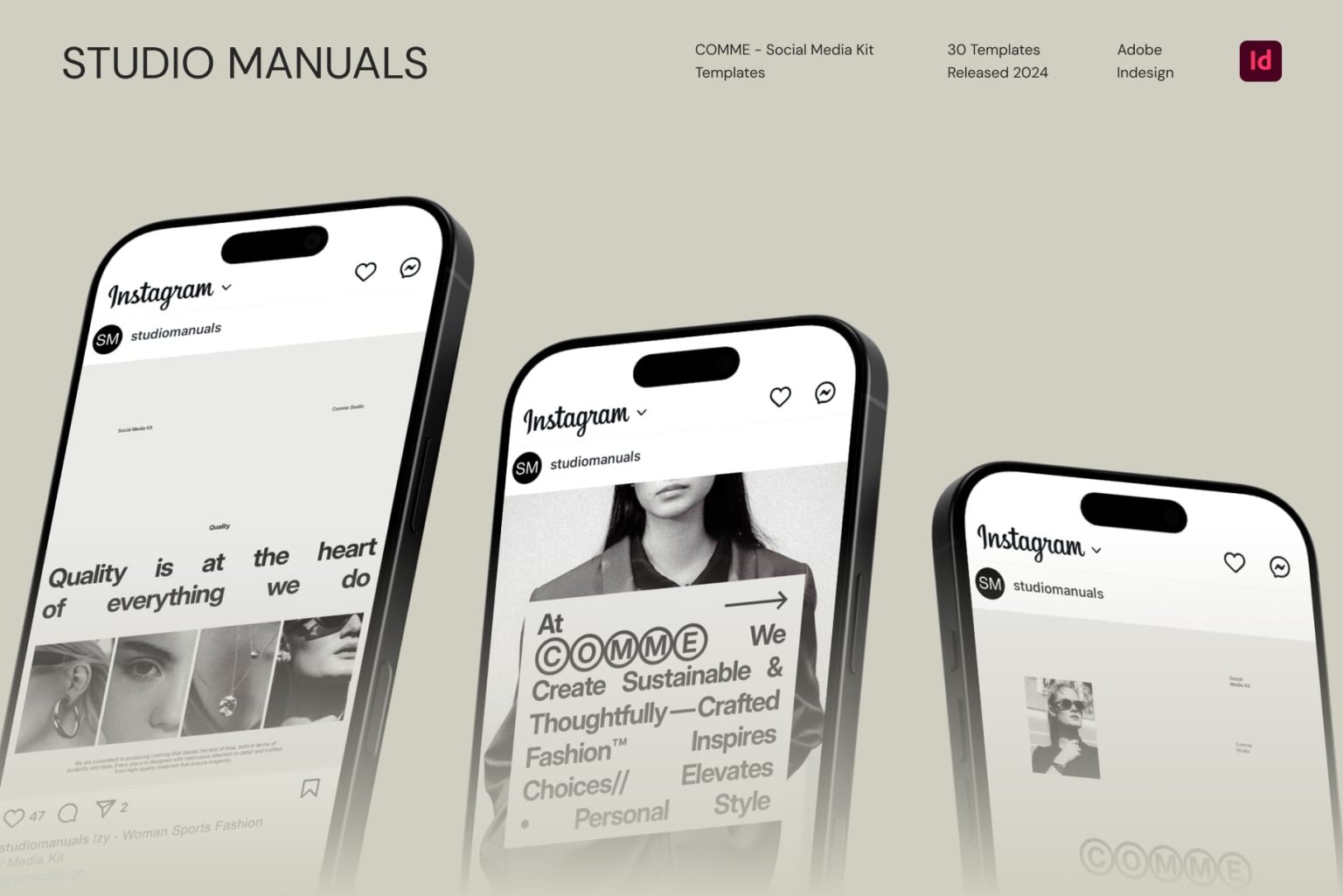 COMME - Social Media Kit - Studio Manuals