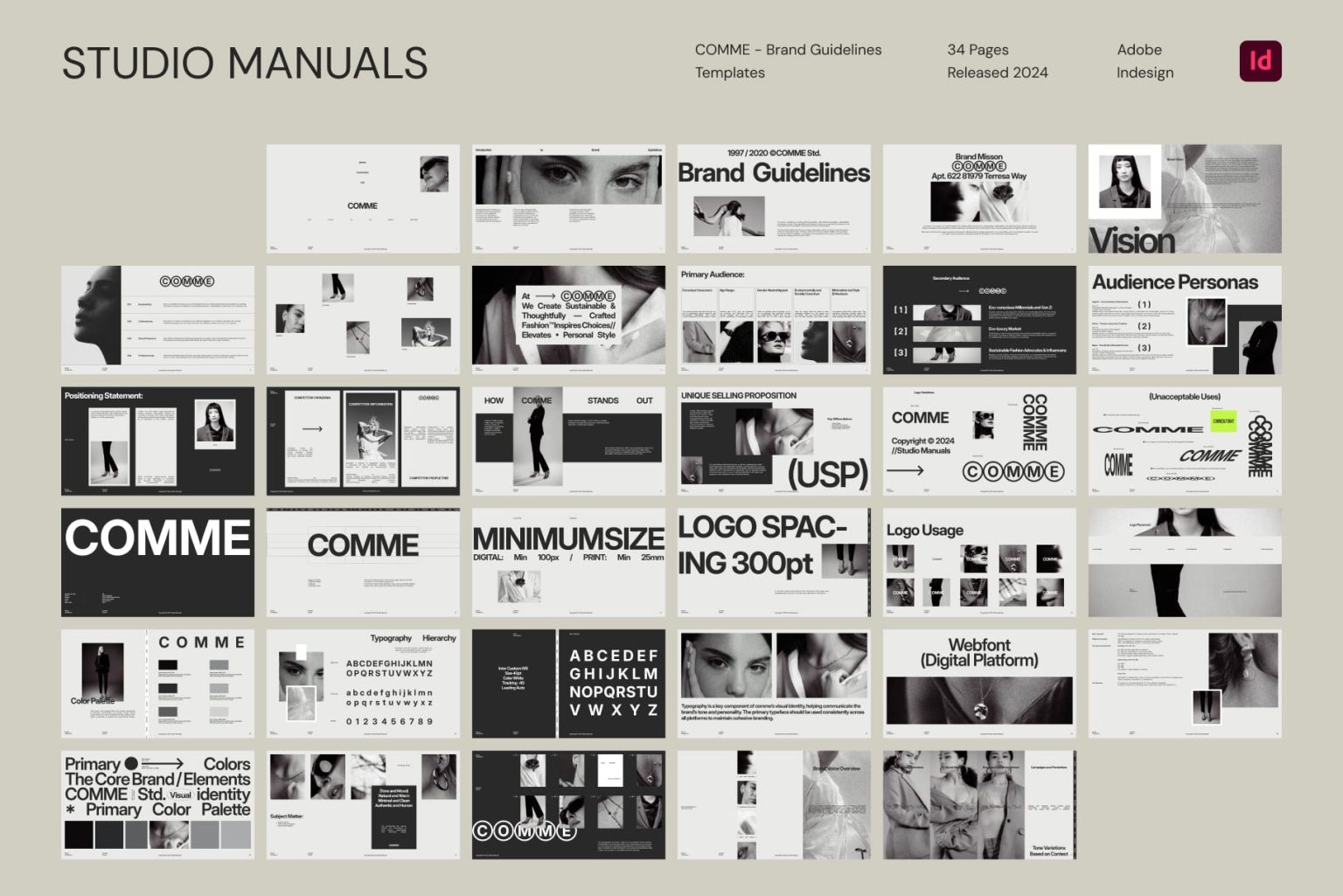 COMME Brand Guidelines - Studio Manuals