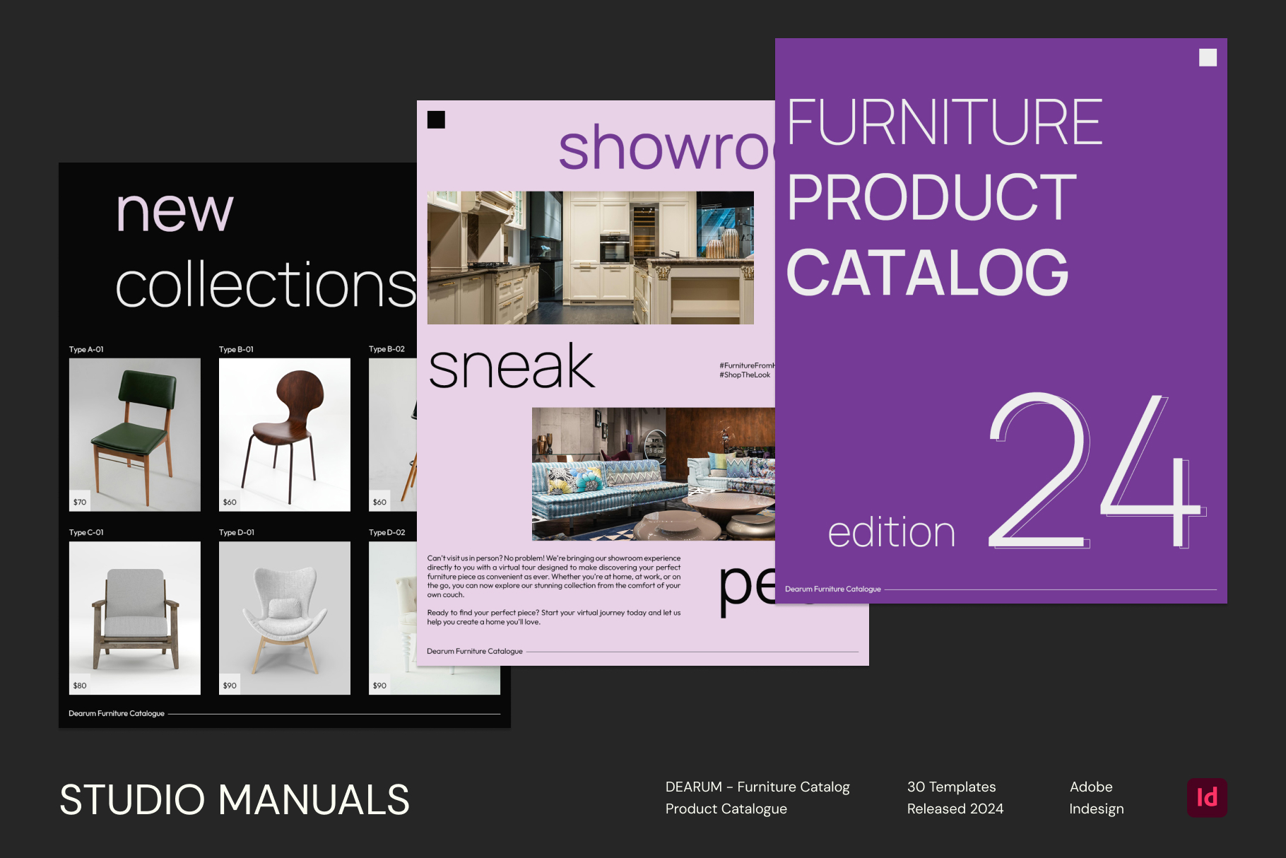 DEARUM - Furniture Product Catalog Templates