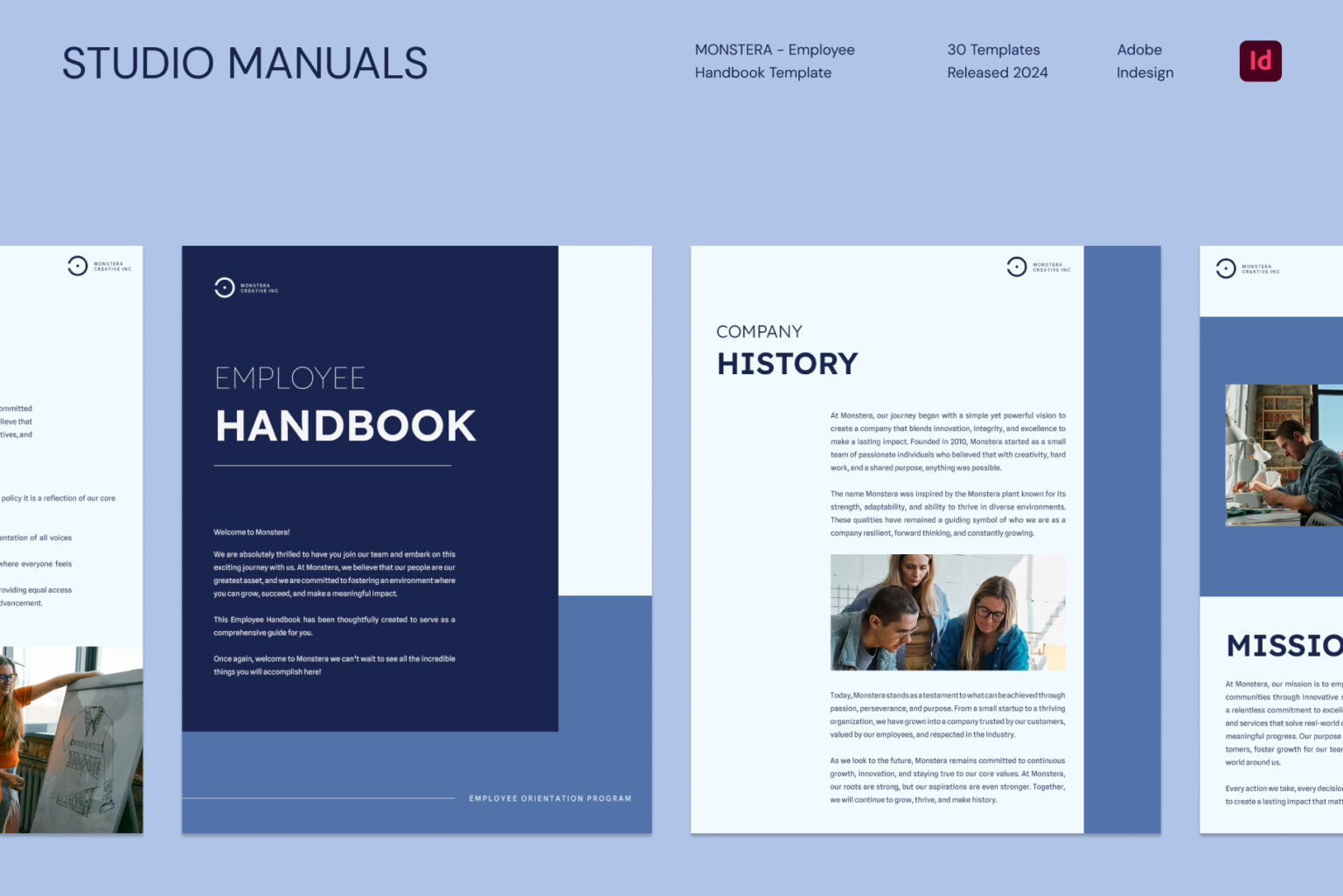 MONSTERA - Employee Handbook Template for Businesses