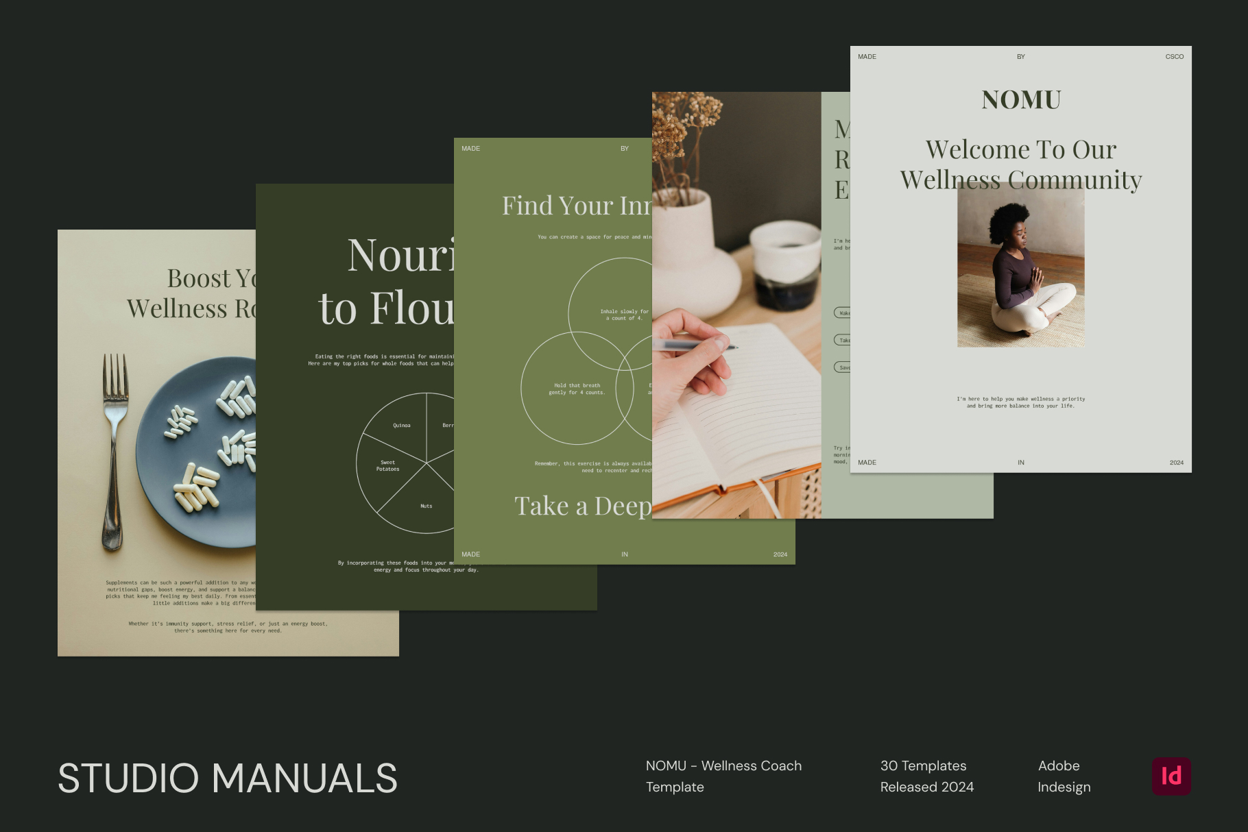 NOMU Wellness Coach Template | Custom Social Media Designs