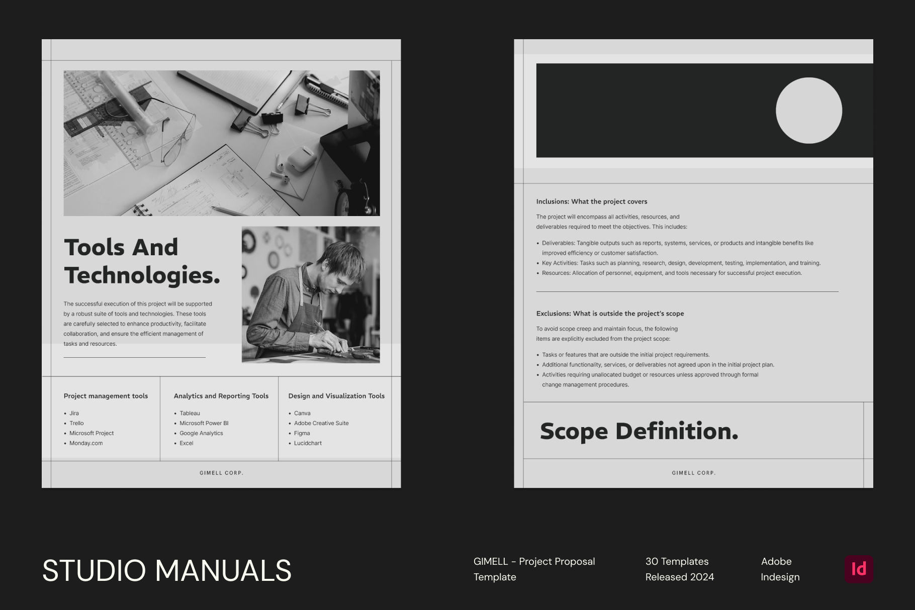 GIMELL - Project Proposal | Customizable Social Media Templates