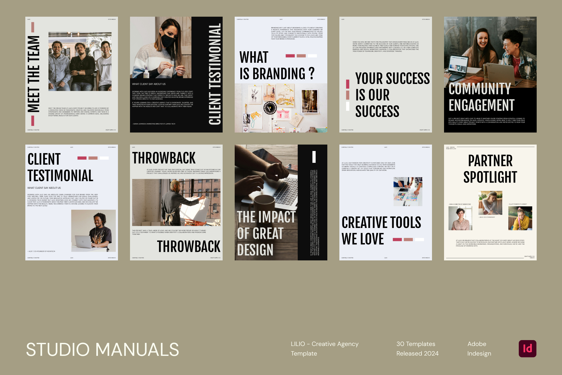 LILIO - Creative Agency Template | Customizable Post Templates