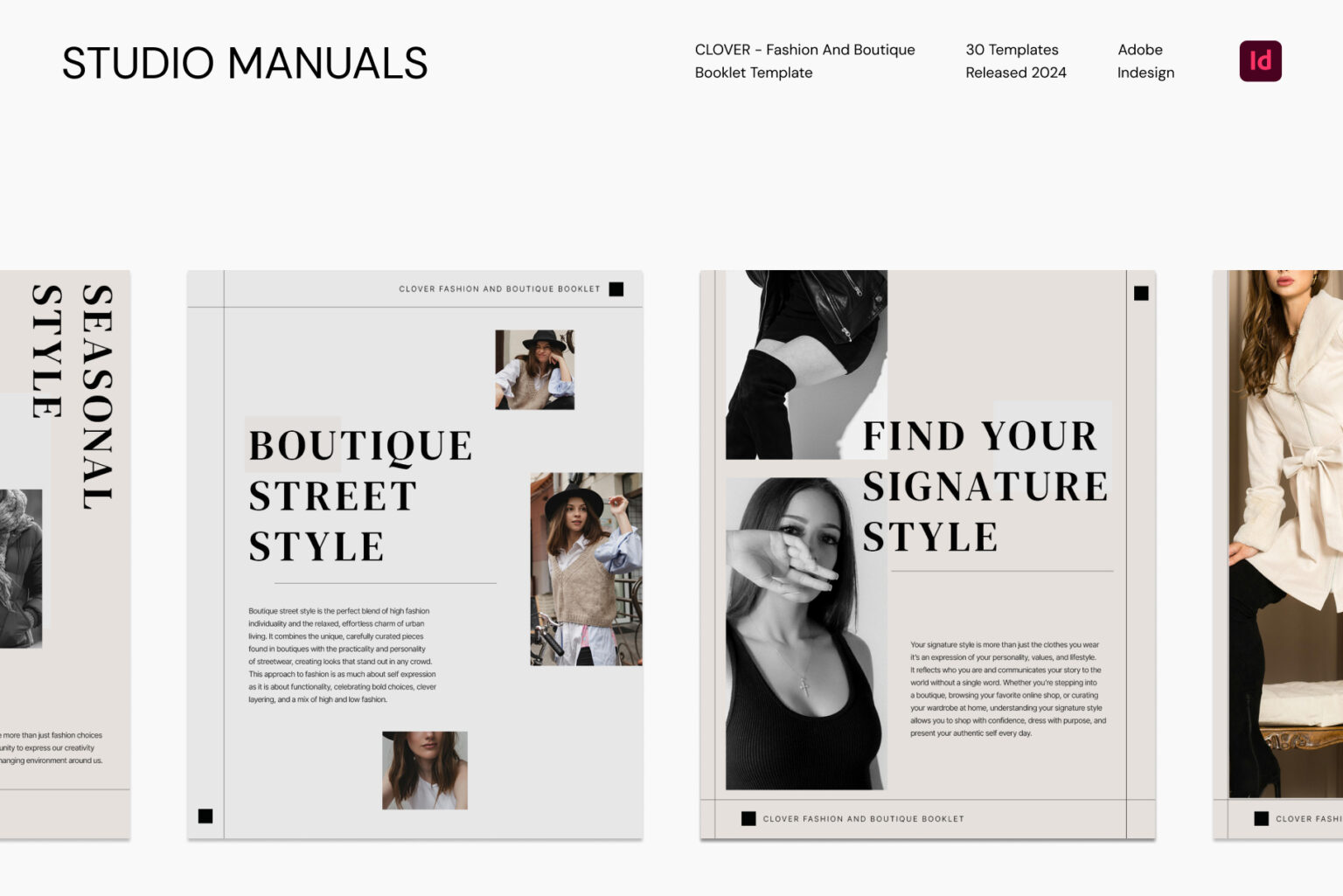 CLOVER - Fashion and Boutique Booklet Template