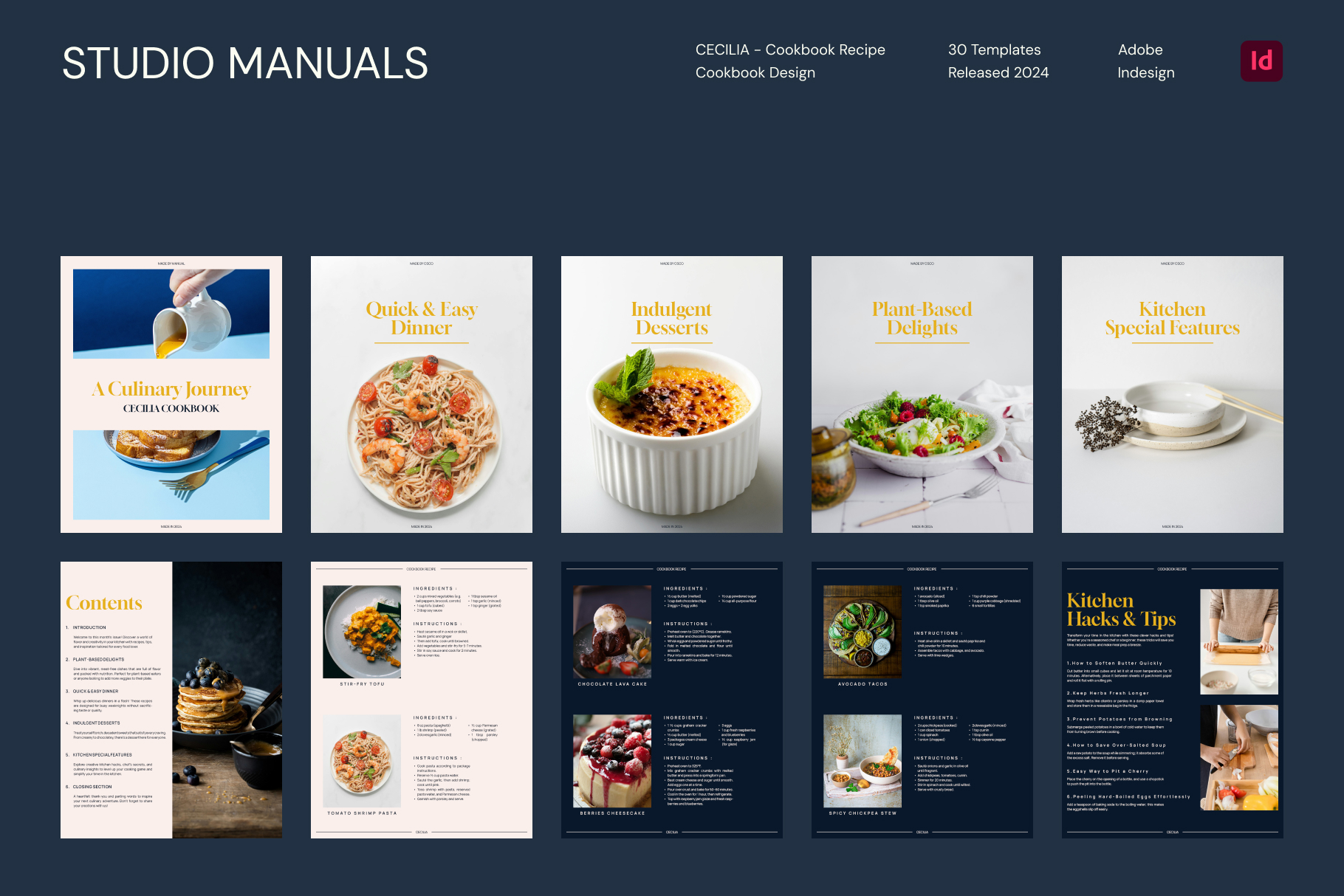 CECILIA - Cookbook Recipe Templates