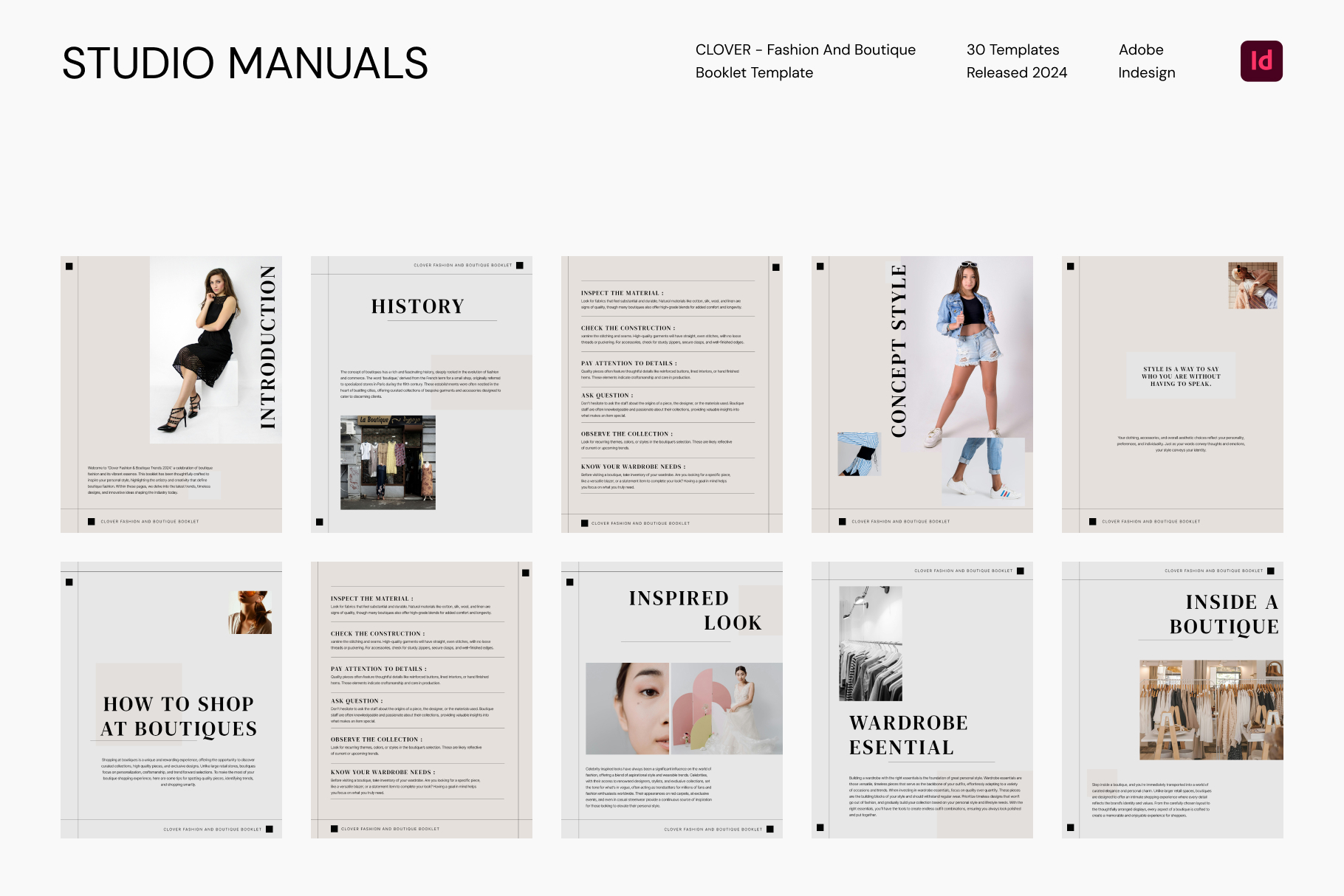 CLOVER - Fashion and Boutique Booklet Template