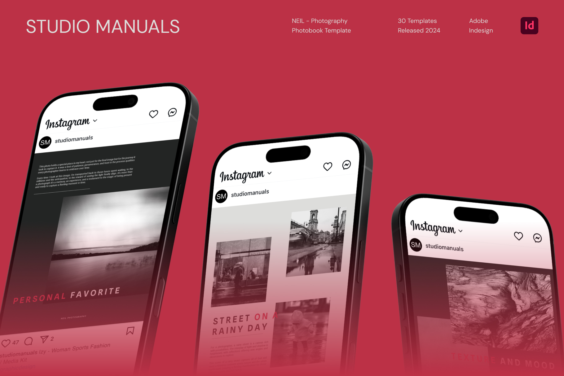 NEIL - Photography Photobook Template | Customizable Templates