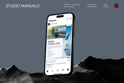 TRAVELLY - Travel Guide Ebook Template | Customizable Posts