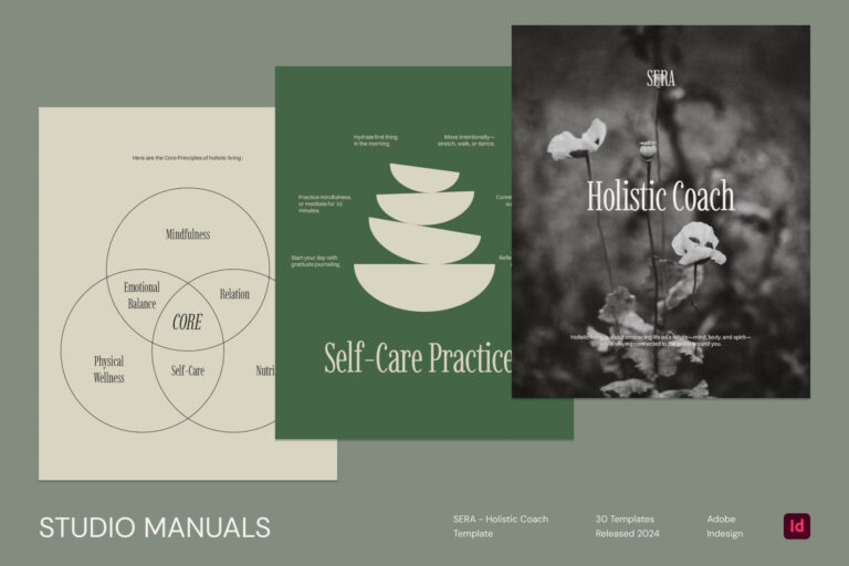SERA - Holistic Coach | 30 Customizable Templates for Wellness