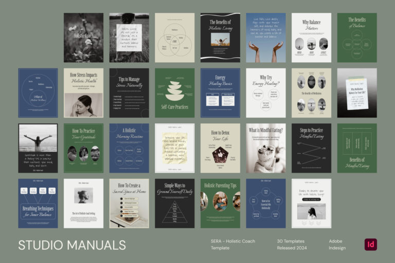SERA - Holistic Coach | 30 Customizable Templates for Wellness