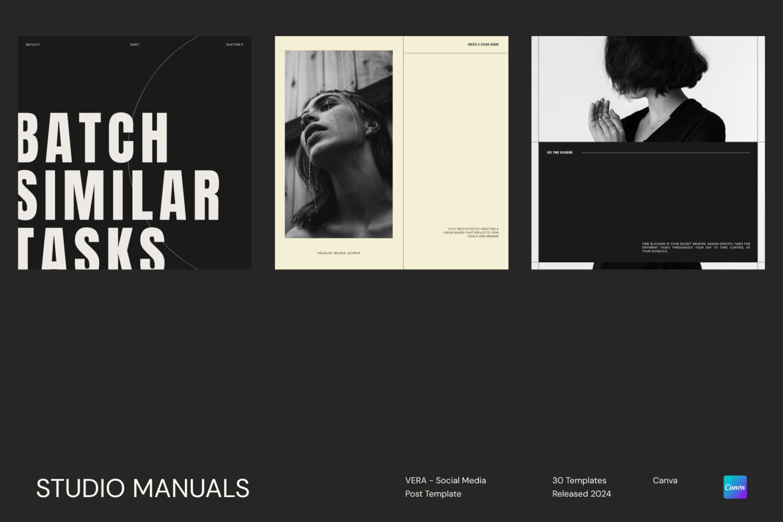 VERA Social Media Post Template – 30 Canva Templates