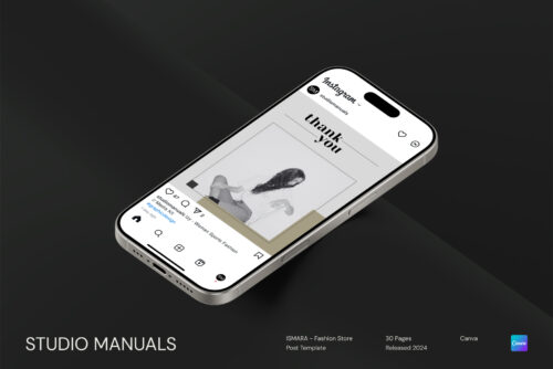 ISMARA Fashion Store – 30 Stylish Canva Template