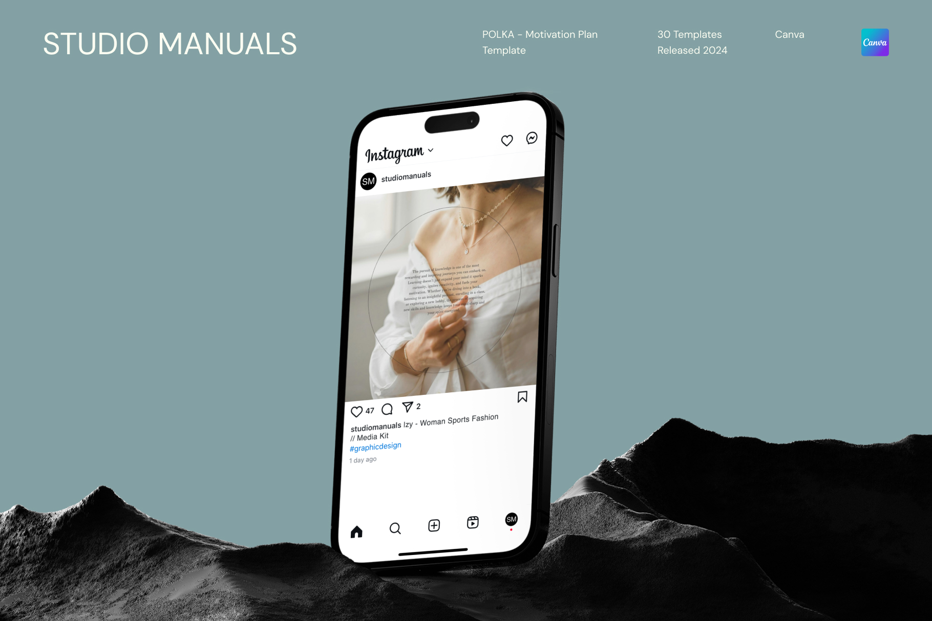 POLKA Motivation Plan Template – 30 Canva Templates