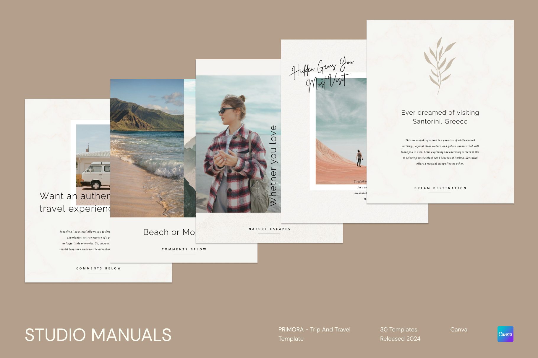 PRIMORA Trip and Travel Instagram Template – 30 Designs