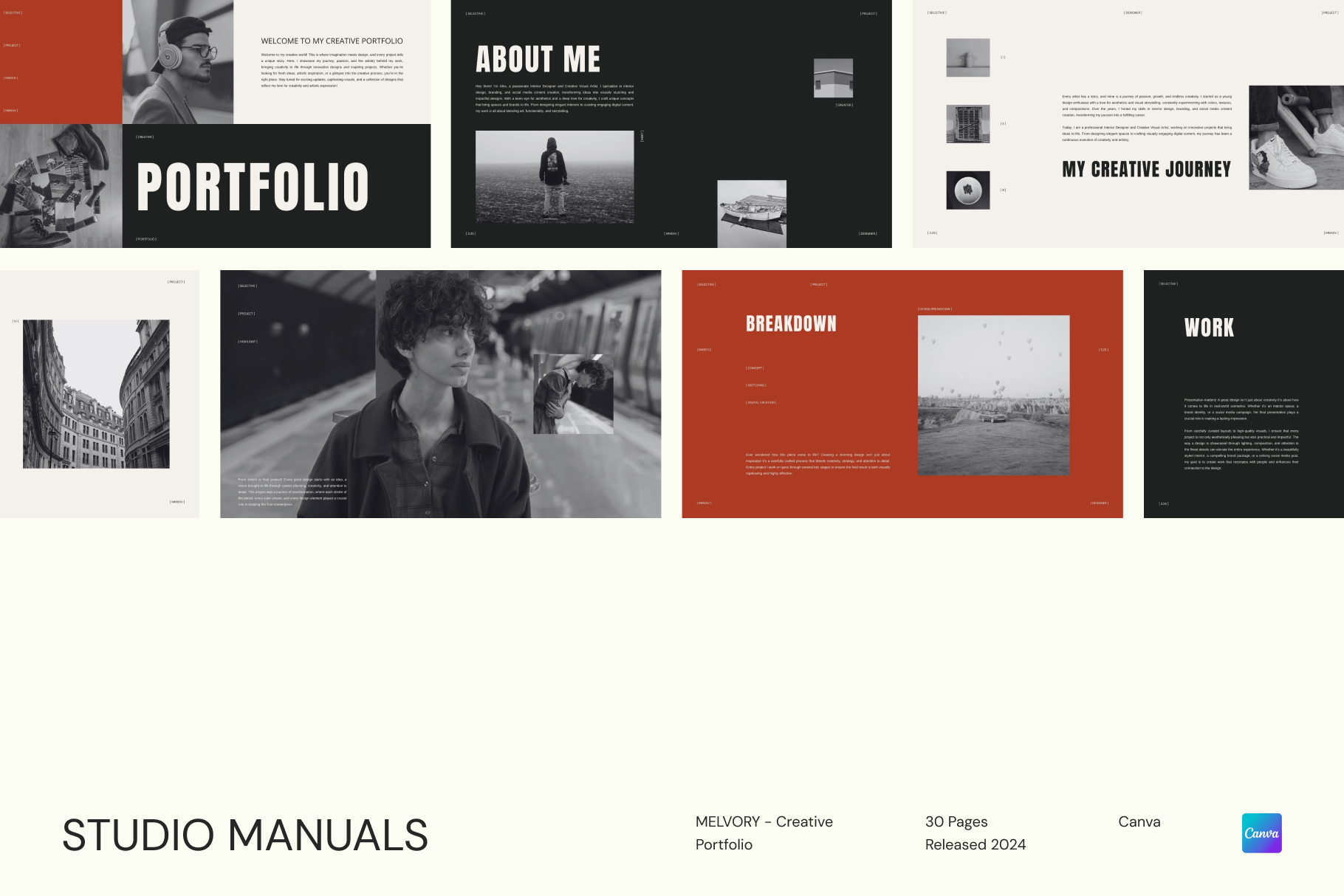 MELVORY – Customizable Creative Portfolio Templates