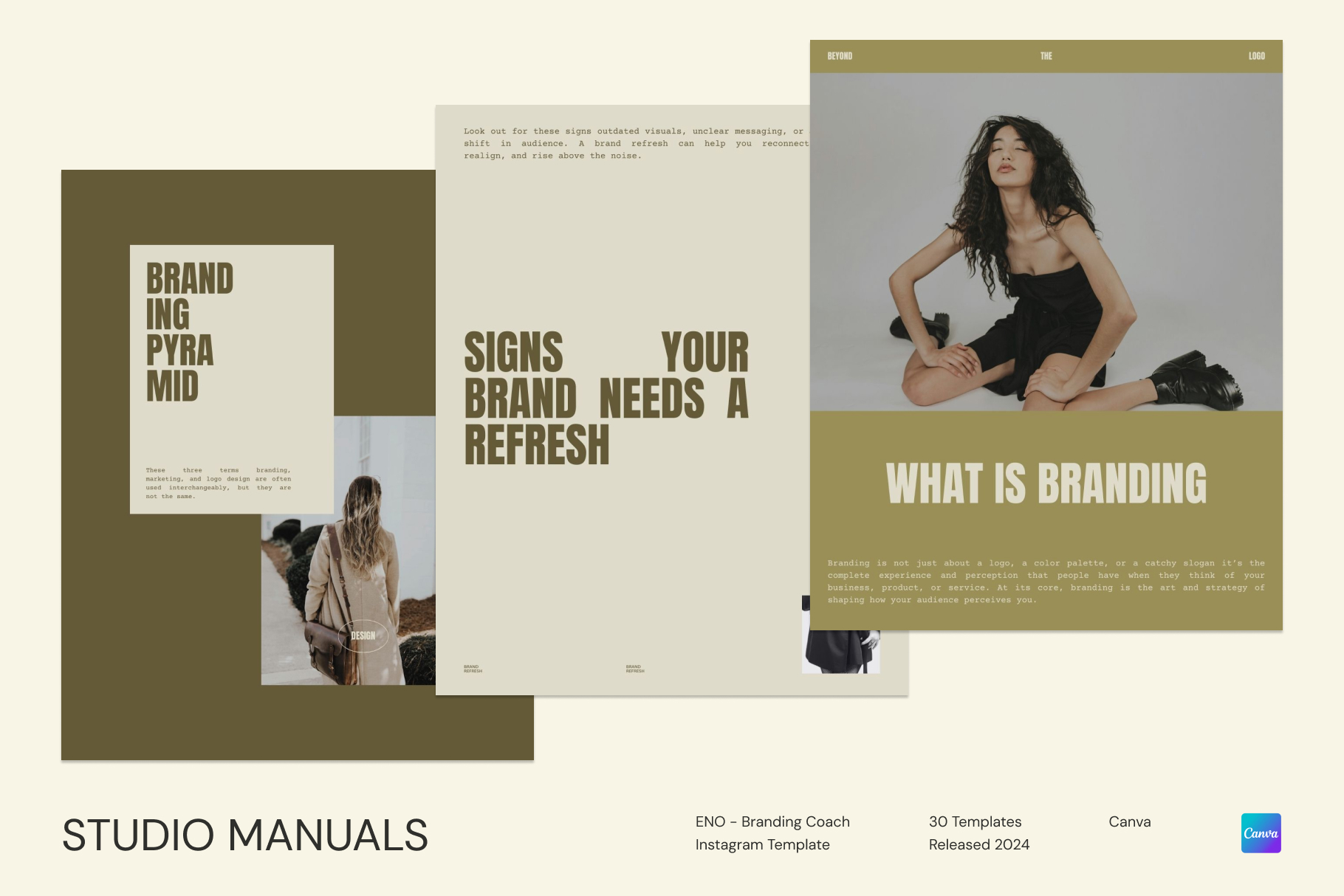 ENO – Branding Coach Instagram Template for Canva