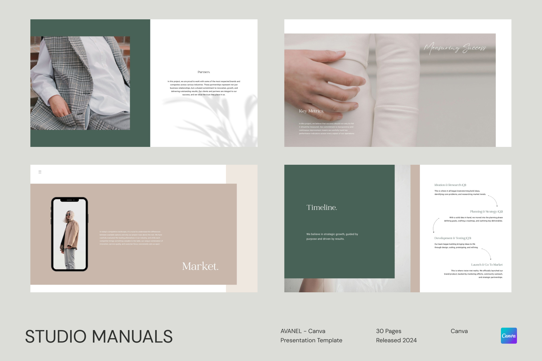 AVANEL – Customizable Canva Presentation Template