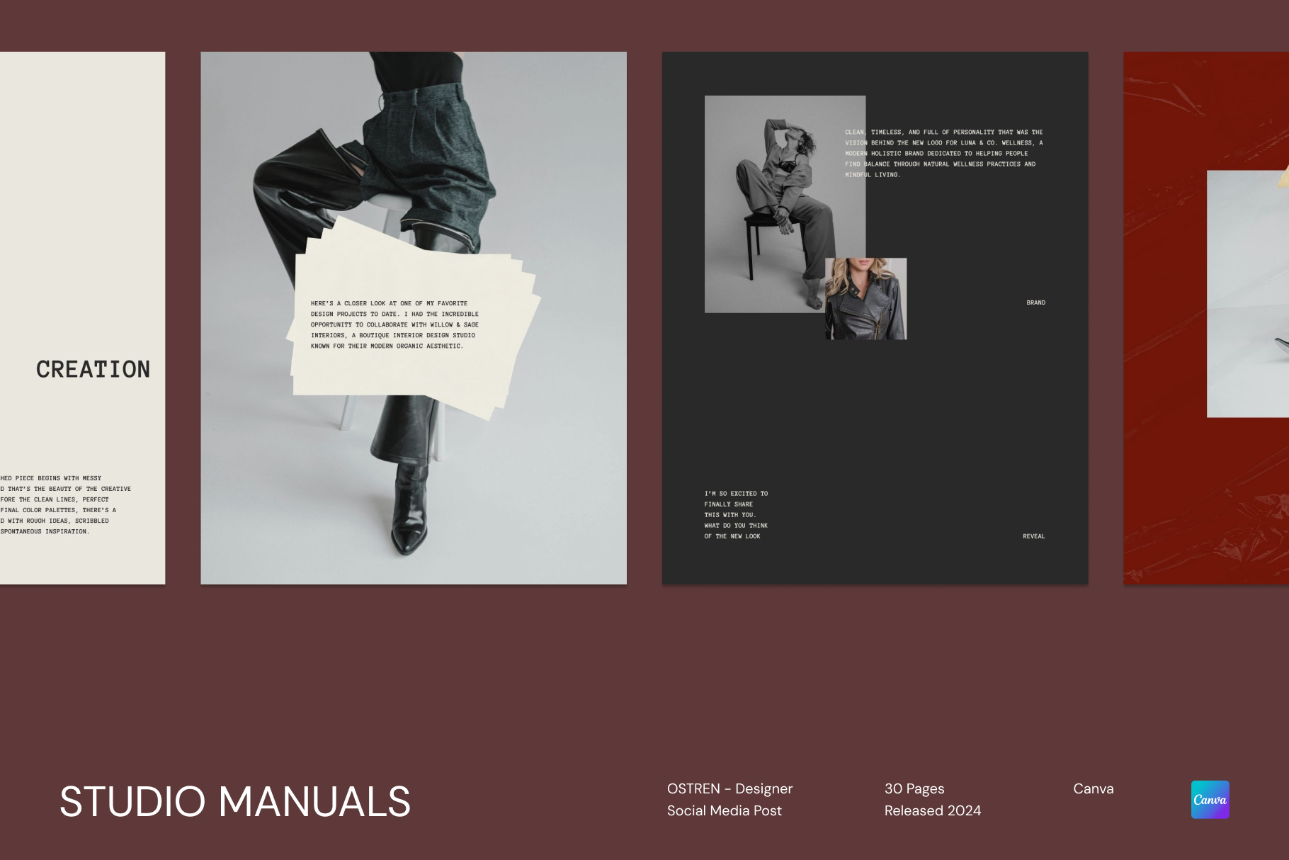 OSTREN – Designer Social Media Post Templates for Canva