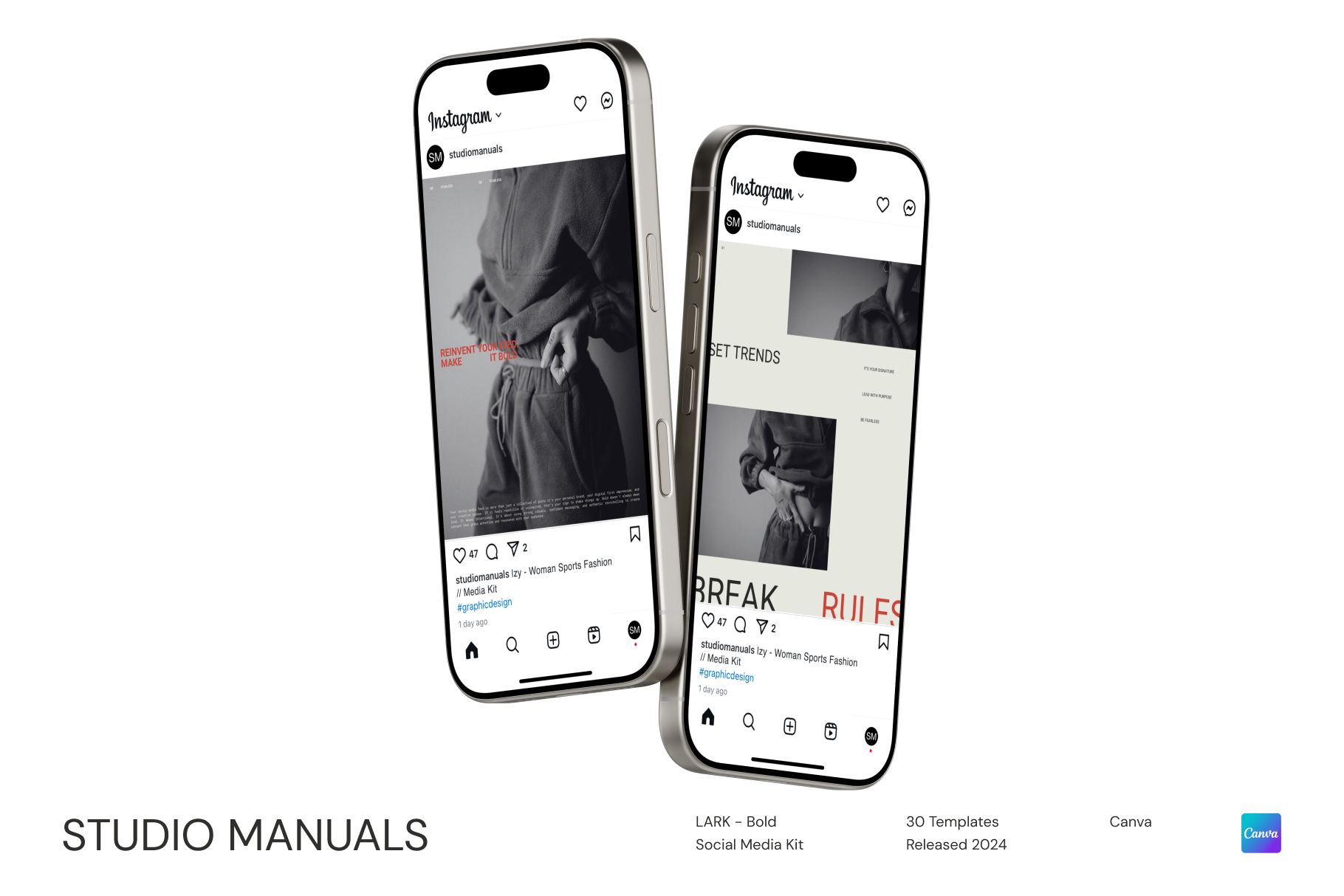 LARK – Bold Social Media Kit Templates for Canva