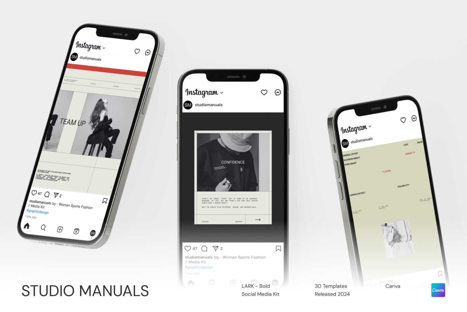 LARK – Bold Social Media Kit Templates for Canva