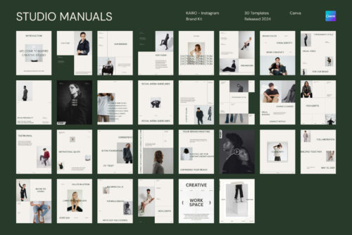 KAIRO – Instagram Brand Kit Templates for Canva
